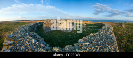 The monastic settlement and cashel, Inishmurray Island, County Sligo ...