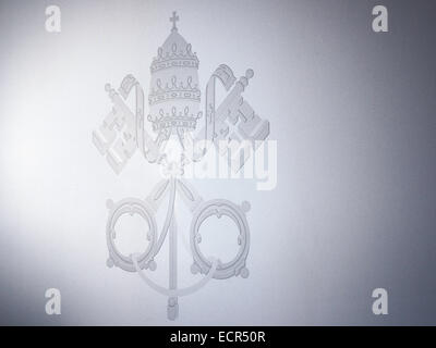 The coats of arms of the Holy See and Vatican City State sign symbol ...