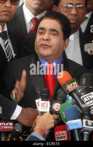 Dhaka, Bangladesh. 18th December 2014. Businessman Dr Moosa Bin ...