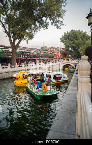 Shichaha & Hou Hai lake, Xicheng district, Beijing, China Stock Photo ...