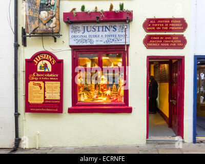 Justin an old fashioned confectioners making their own chocolate fudge ...