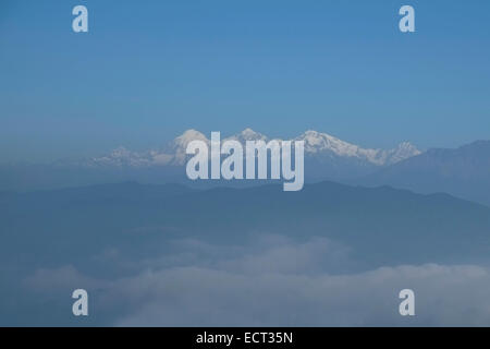 Nagarkot view tower in Nepal Stock Photo - Alamy