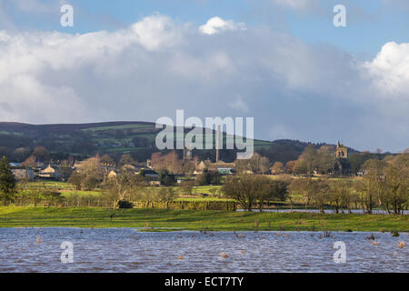 Skipton, North Yorkshire, UK. 19th December, 2014. UK weather. Heavy ...