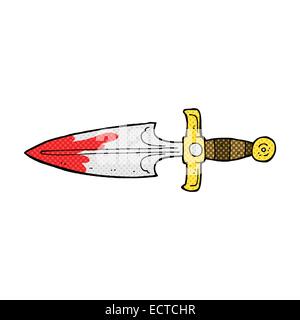 cartoon bloody dagger Stock Vector Image & Art - Alamy