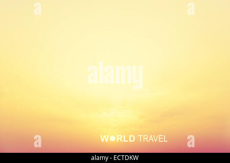 World Travel header Stock Photo - Alamy