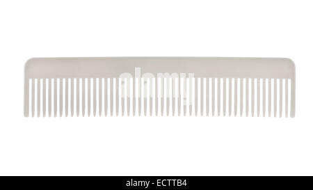 Grey comb isolated on the white background Stock Photo - Alamy