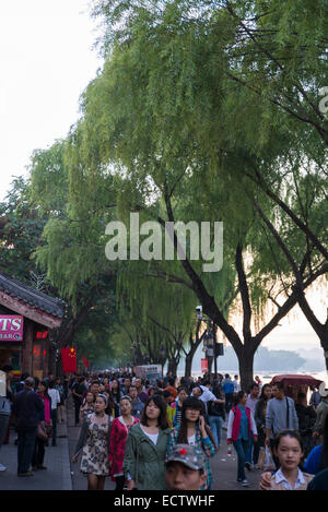 Shichaha & Hou Hai lake, Xicheng district, Beijing, China Stock Photo ...