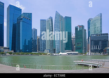 Business center with high skyscrapers Stock Photo - Alamy