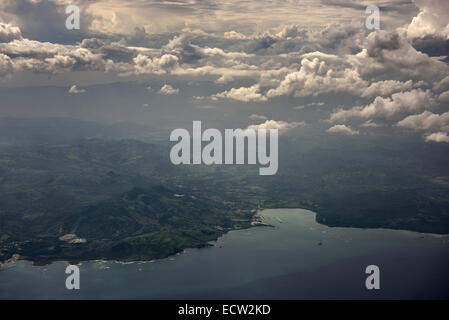 Aerial view of Maimon Bay Cruise Ship terminal near Puerto Plata ...