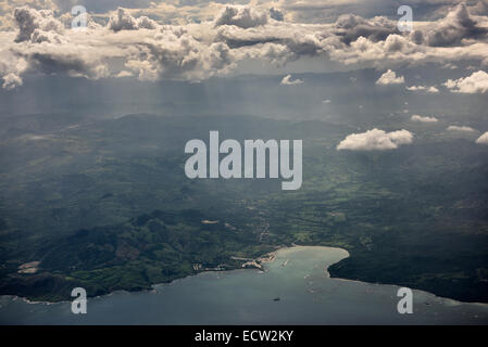 Aerial view of Maimon Bay Cruise Ship terminal near Puerto Plata ...