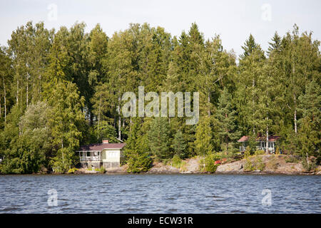 country house, rautavesi lake, vammala village area, finland, europe ...
