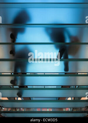 Glass staircase / stairs inside the SoHo Apple Store - Manhattan, New ...