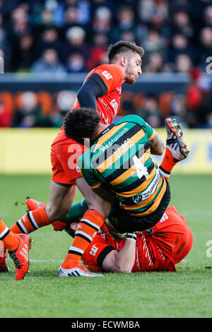 Northampton, UK. 20th Dec, 2014. Aviva Premiership. Northampton Saints ...