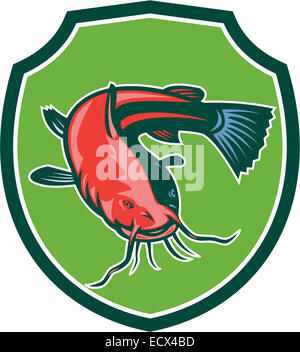 Illustration of a ray-finned fish catfish also known as mud cat ...