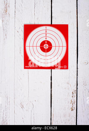 Color image of a paper shooting target on a pole Stock Photo - Alamy