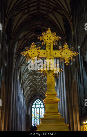 The Interior of Bristol Cathedral Stock Photo - Alamy