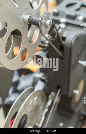 Vintage 8mm film editing machine with chroma green screen Stock Photo ...