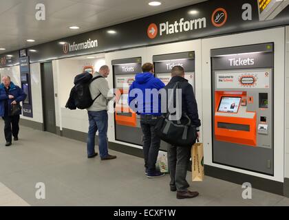 Self-Service Ticket Machines, St Pancras International, London Stock ...
