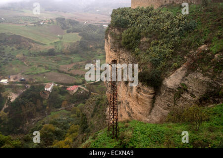 A view of the valley in Ronda, Spain Stock Photo - Alamy