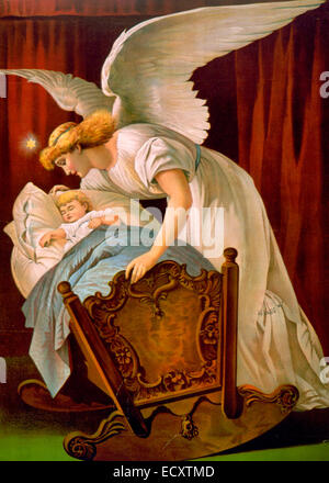 Angels watching over a sleeping baby Stock Photo - Alamy
