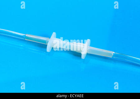Intravenous line connectors Stock Photo - Alamy