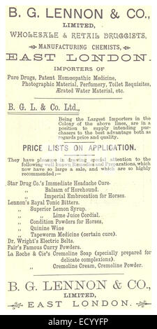 An advertisement illustration from the 1893 edition of EL, showing an ...