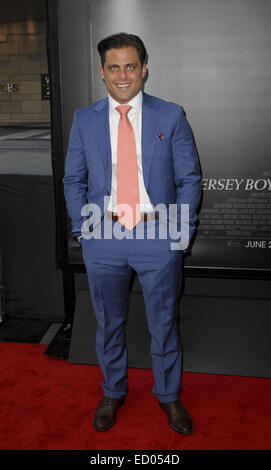 Joseph Russo at the Jersey Boys Premiere at the Regal Theatre in Los ...