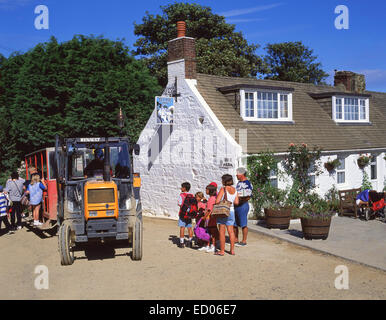 "Toast rack" transport Sark Island Channel Islands Stock Photo - Alamy