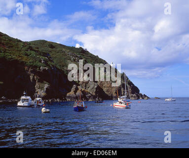 Maseline Harbour, Greater Sark, Sark, Bailiwick of Guernsey, Channel ...
