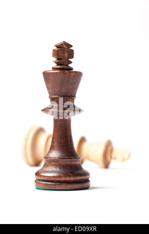 Chess figures isolated on a white background Stock Photo - Alamy