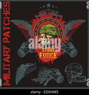 Special forces patch set - stock Stock Photo - Alamy