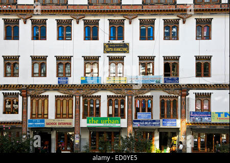 The main street of Thimphu Stock Photo - Alamy