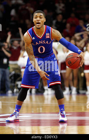 Kansas' Frank Mason III in action during an NCAA college basketball ...