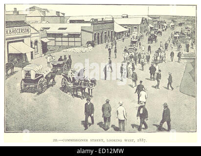 This illustration shows Commissioner Street in Johannesburg, capturing ...