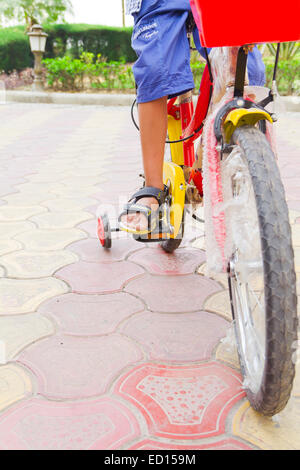 indian child Cycle Riding Stock Photo - Alamy