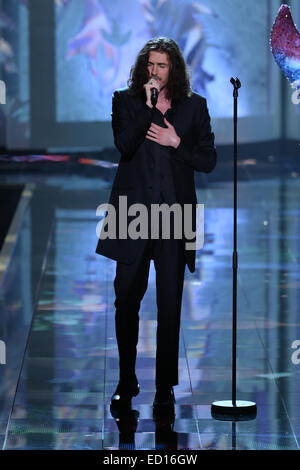 Singer Hozier performs onstage during day 1 of the 2015 Life Is ...