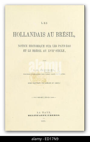 This 1853 illustration by Netscher depicts Dutch presence in Brazil ...