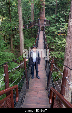Capilano Park and tree top walk, Capilano Park, Vancouver, British ...