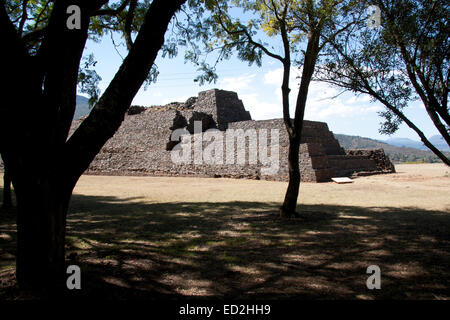 The Tarascan ruins of Tzintzuntzan, Michoacan, Mexico. These Purepecha ...