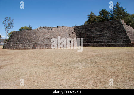 The Tarascan ruins of Tzintzuntzan, Michoacan, Mexico. These Stock ...