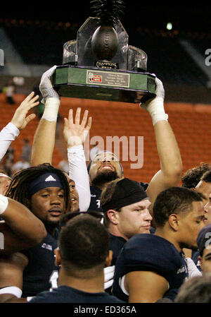 Honolulu, Hawaiian. 24th Dec, 2014. Rice Owls running back Jayson ...
