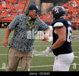 Honolulu, Hawaiian. 24th Dec, 2014. Rice Owls running back Jayson ...
