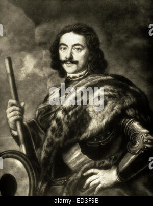 Peter the Great, the first Emperor of Russia Paul Delaroche painted ...