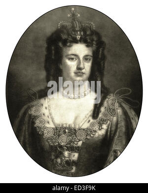 Queen Anne (1665-1714), Queen of England, Scotland and Ireland and ...