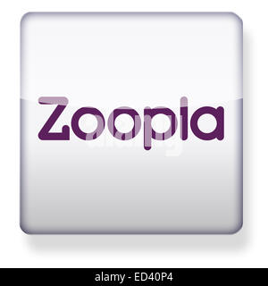 Zoopla logo as an app icon. Clipping path included Stock Photo - Alamy