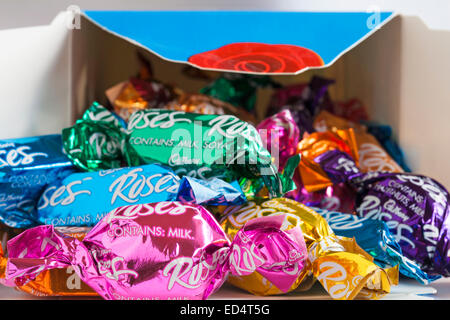 Box of Cadbury Roses Stock Photo - Alamy