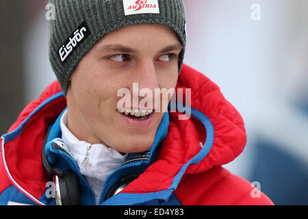 Oberstdorf, Germany. 27th Dec, 2014. Germany's Richard Freitag smiles ...