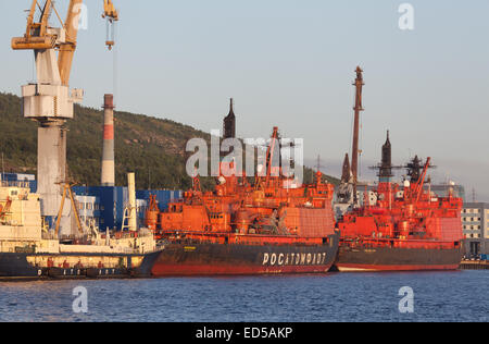 Nuclear-powered icebreaker "Rossiya Stock Photo - Alamy