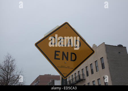 Traffic sign, dead end street or cul-de-sac road Stock Photo - Alamy