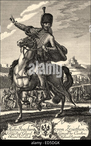 Hans Joachim von Zieten, Ziethen, called Zieten from the bush, 1699 ...